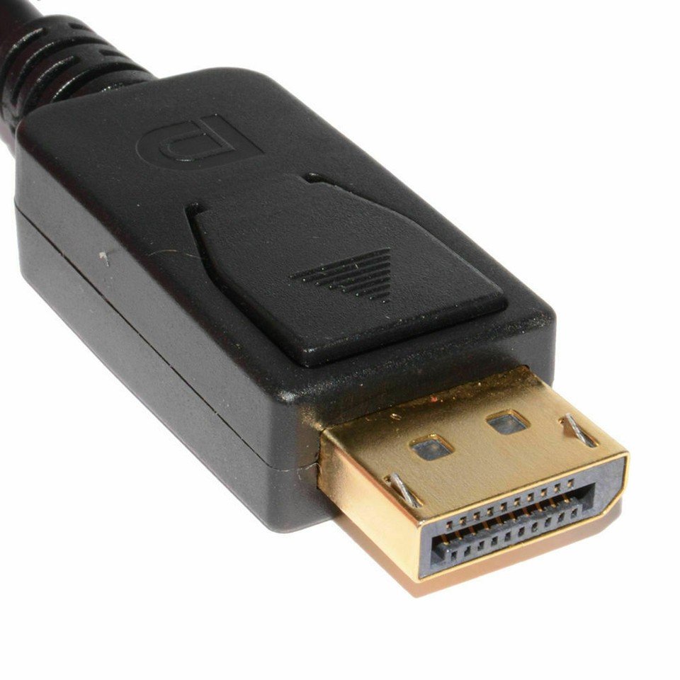 2M DisplayPort Display Port DP to DVI-D 24+1 Male Lead Digital Video ...