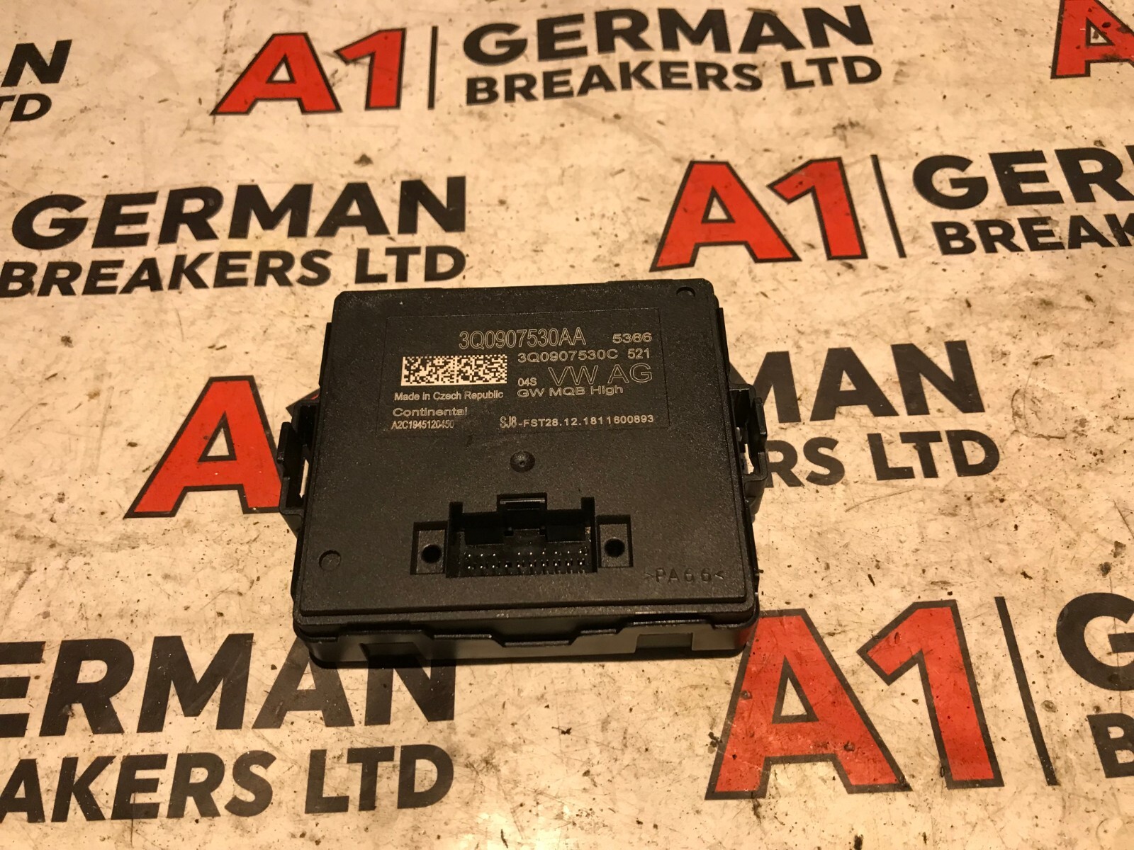 2016 Volkswagen Golf Mk7 Gateway Control Unit Module 3Q0907530AA for ...