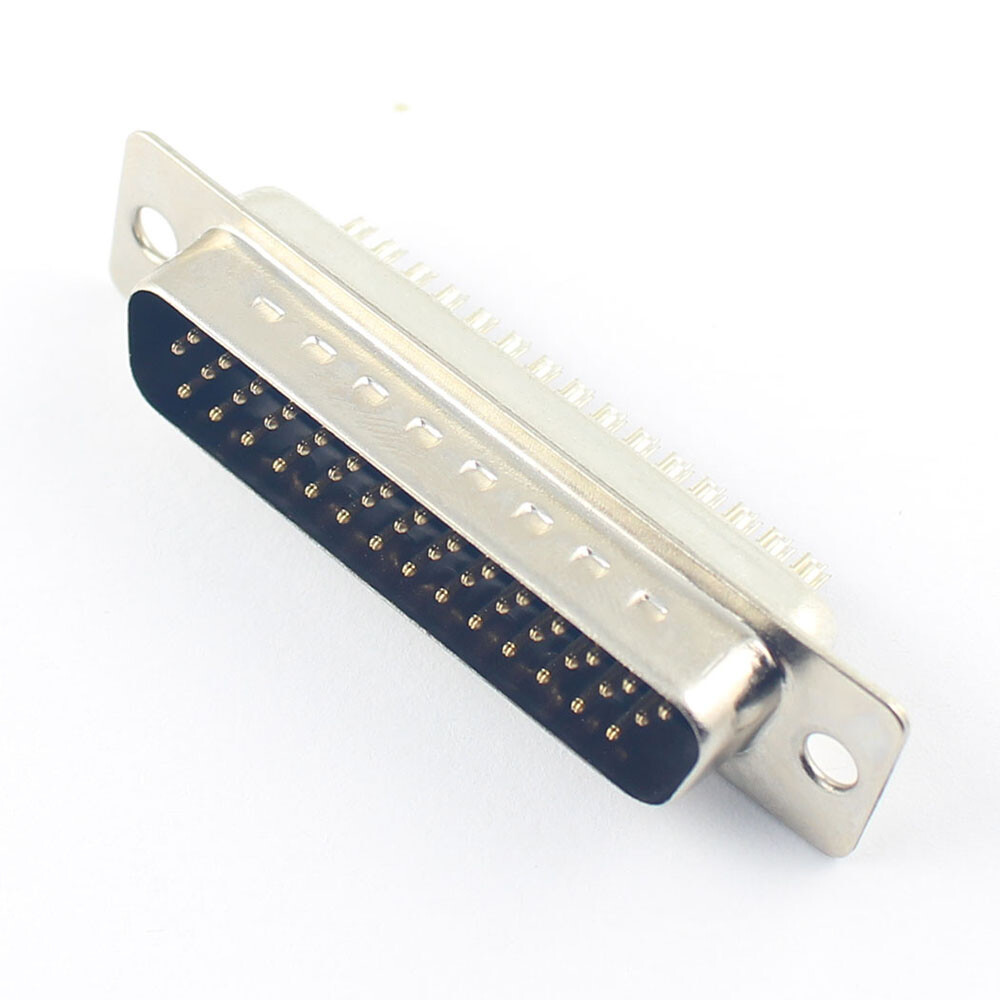 5Pcs HD D-SUB 44 Pin Male Solder Type Straight Adapter Connector 3 Rows ...