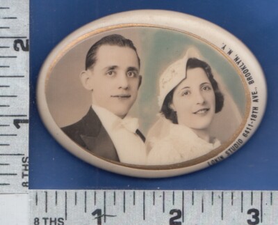 D085 Lokin Studio photographer wedding portrait pocket mirror 18th Ave Brooklyn | eBay