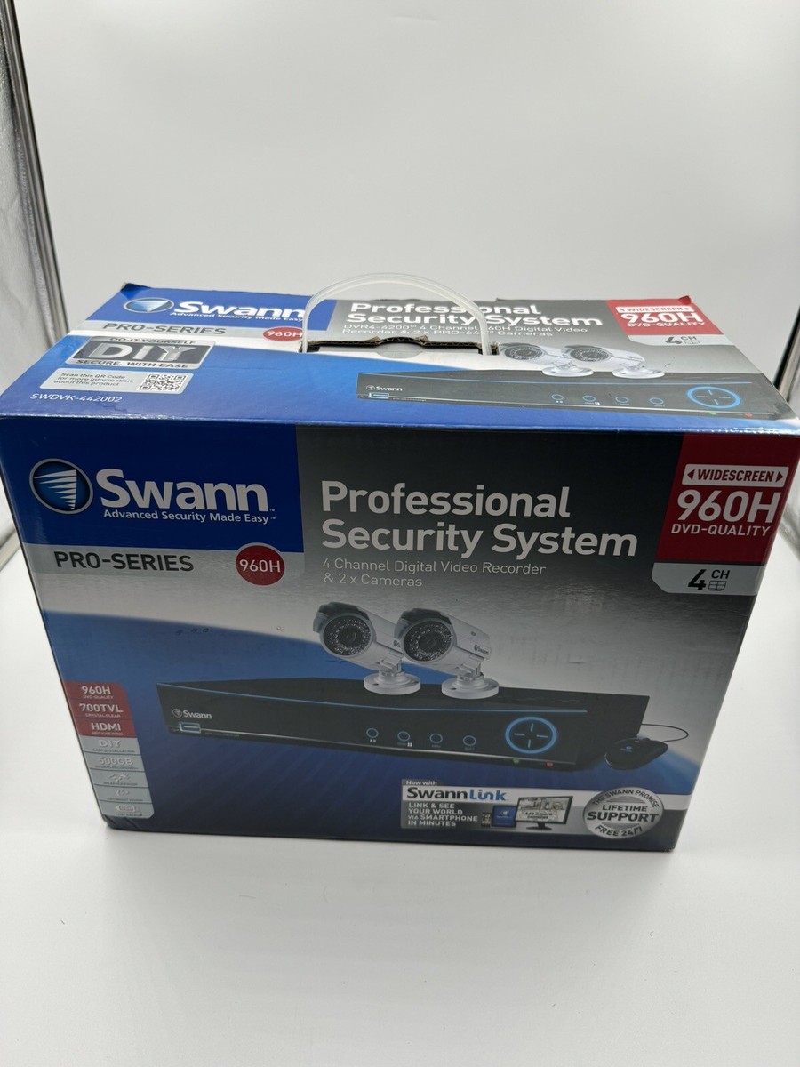 Swann Security Cameras Packaging New SWANN SRPRO HDCAM White Wired Day