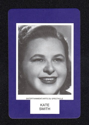Kate Smith God Bless America Singer 1993 Face To Face Game Card ...
