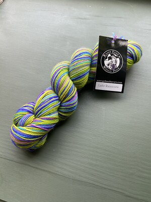 RARE Gothsock Rainy Days & Wooly Dogs Hand-dyed Sock Yarn 100% ...