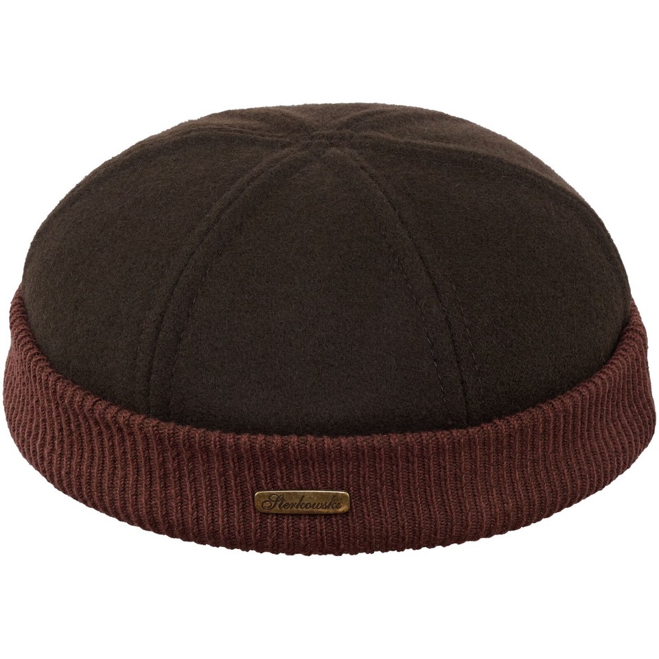 Sterkowski NAVY WATCH Woolen Cloth Beanie Cap Winter Docker Fisherman ...