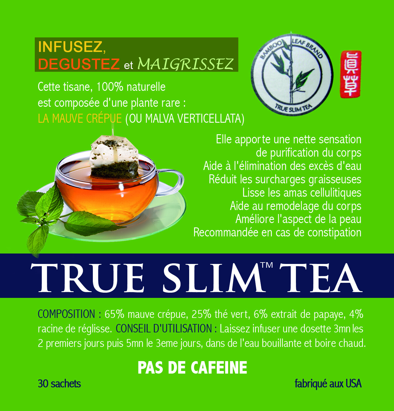 Nuevo Regular Strength Dieters' II True-Slim Tea - 30 Bags for sale ...