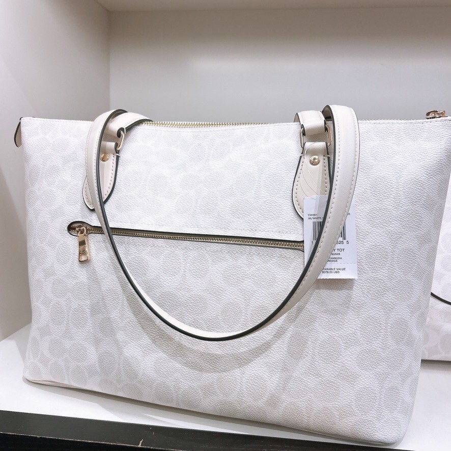 NWT Coach Gallery Tote Bag In Signature Canvas CW381/CV402 | eBay