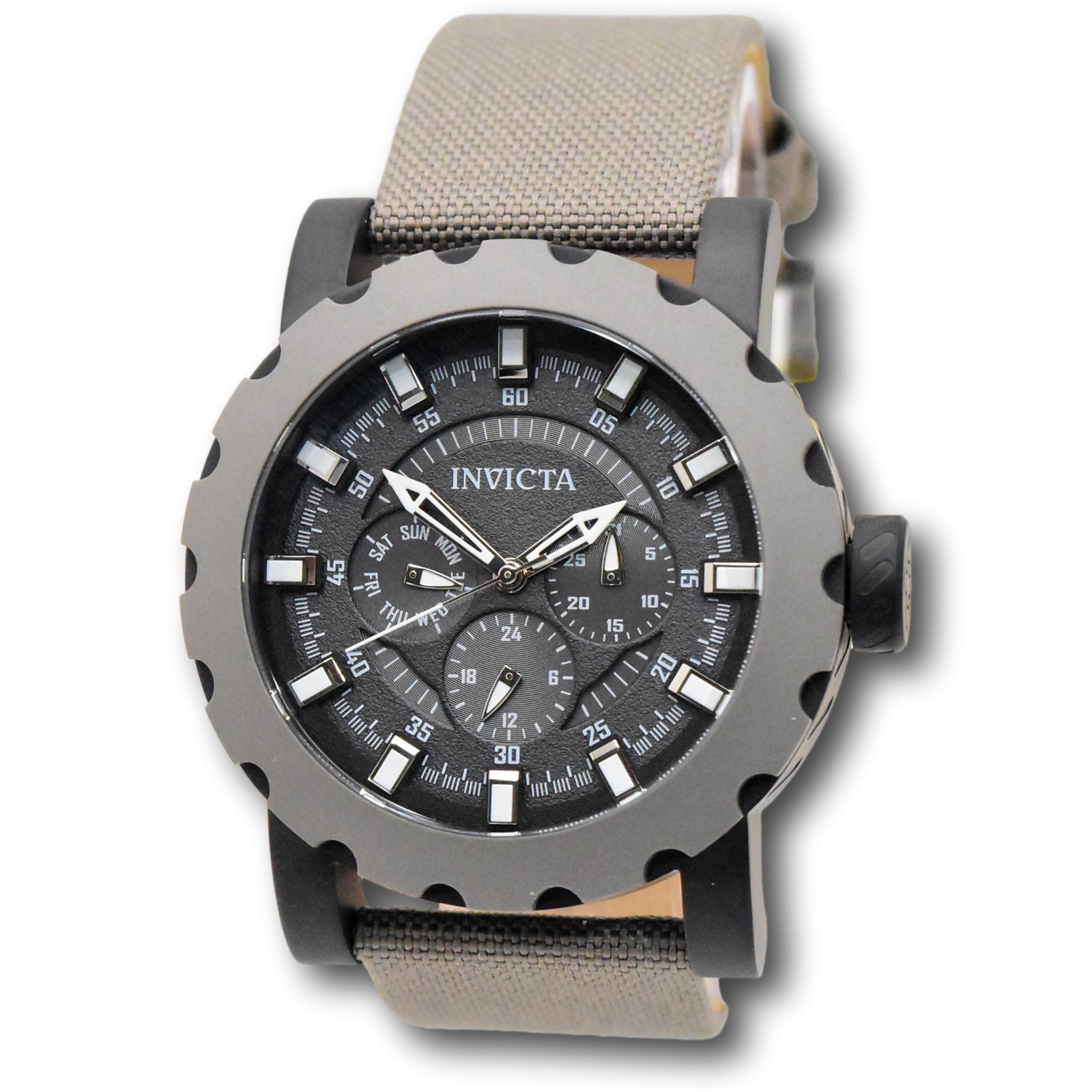 Invicta I-Force Commando Men's 46mm Stealth Gray Day / Date Quartz ...