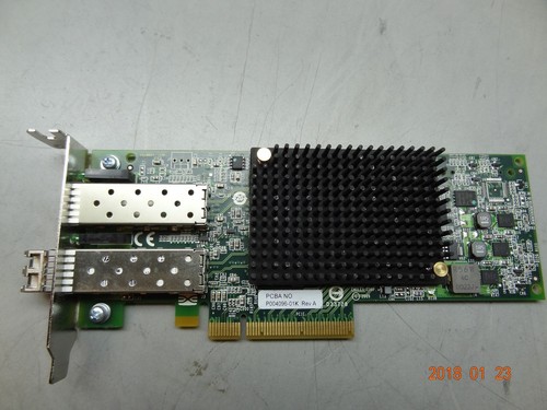 Emulex 10Gb/s Dual Port Fiber Channel PCI-e Network Card + 1 ...