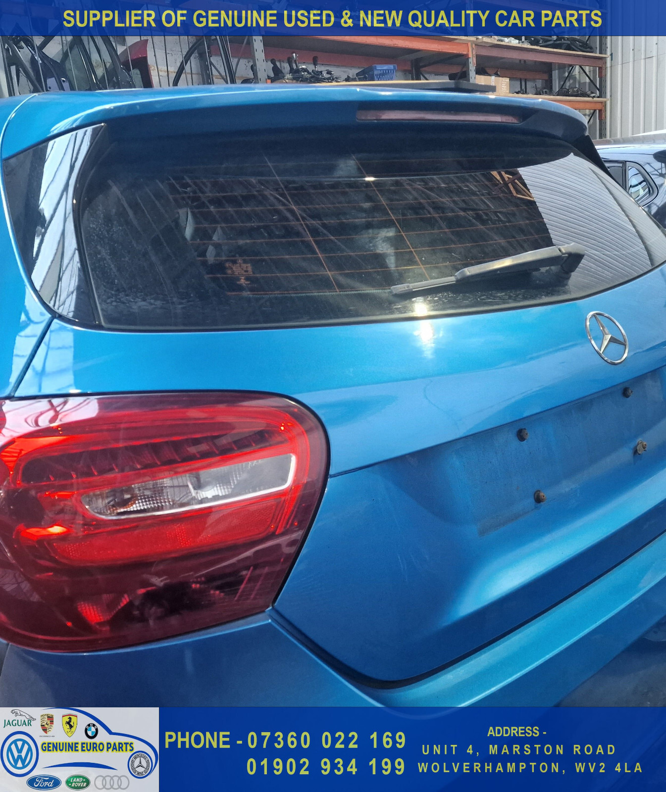 2016 MERCEDES A CLASS A180D SPORT BREAKING DIESEL 1.5 AUTO FOR PARTS ...