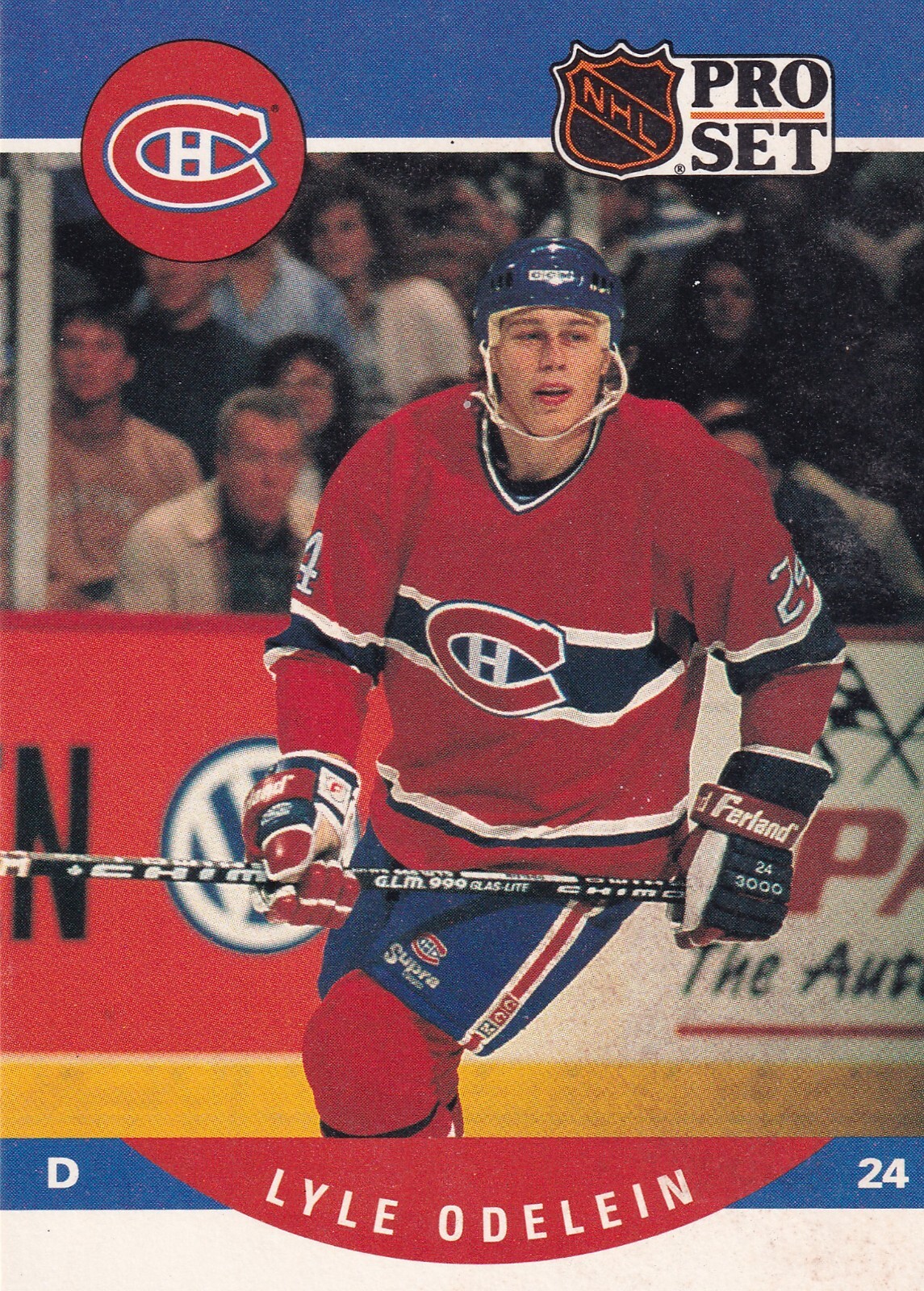 1991-92 Pro Set #617 Lyle Odelein- Chicago + (Yes 4 Free Mystery Cards ...