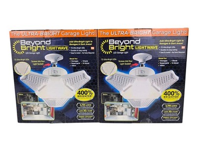 *2-PACK* BEYOND BRIGHT 3700 Lumen 72 LED Ceiling Light 6500K Garage ...
