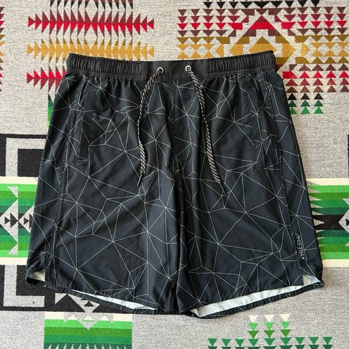 Anetik Shorts Men’s Medium Blue Performance Athletic Drawstring Stretch ...