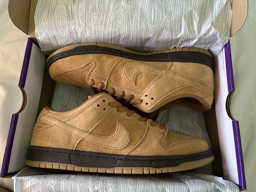Nike SB Dunk Low Pro Wheat Baroque Brown Gum Mocha (Men's) 11.5 | eBay