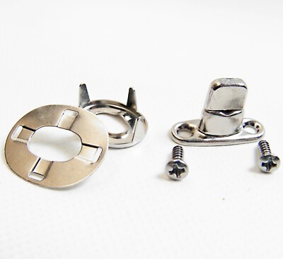 Turn Button Fastener, 10 Pc, Double Height, Eyelet & Turn Stud w ...