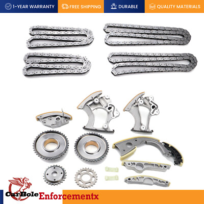 Timing Chain Kit & Gears For 2013-2015 Audi Q7 4L 3.0T V6, Engine:CJTC ...