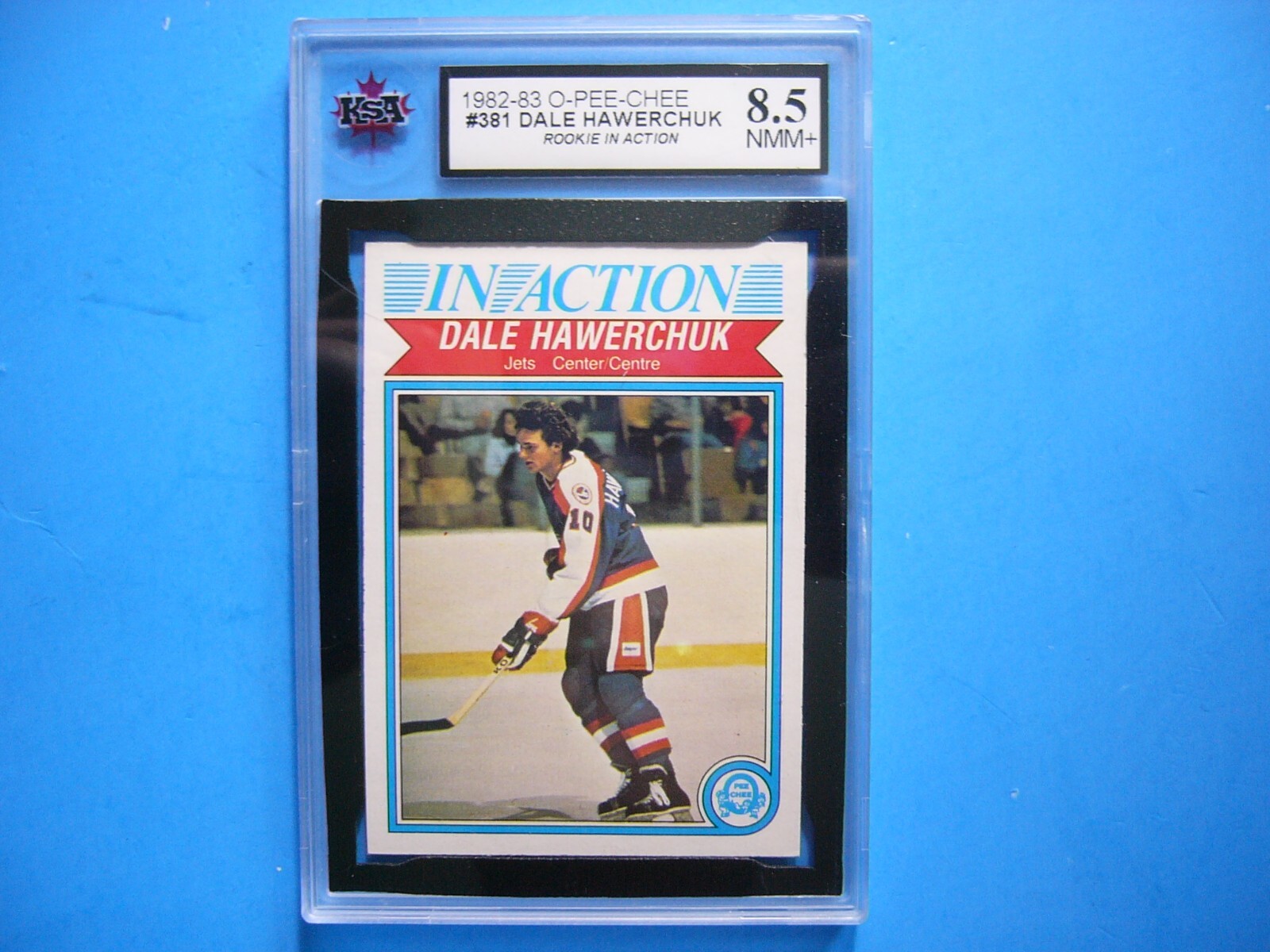 1982/83 O-PEE-CHEE HOCKEY CARD #381 DALE HAWERCHUK ROOKIE IA KSA 8.5 NM ...