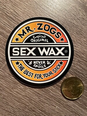 Mr.Zogs Original SEX WAX *the best for your stick*-decal/sticker/surf ...