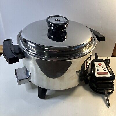 Cordon Bleu 5 Qt Electric Dutch Oven Stainless Liquid Core Slow Cooker ...