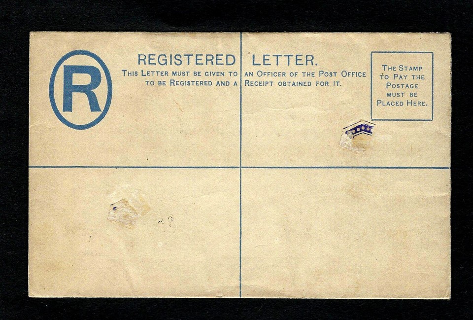 1897 Niger Coast Protectorate Registered Letter Envelope - QV 2d ...