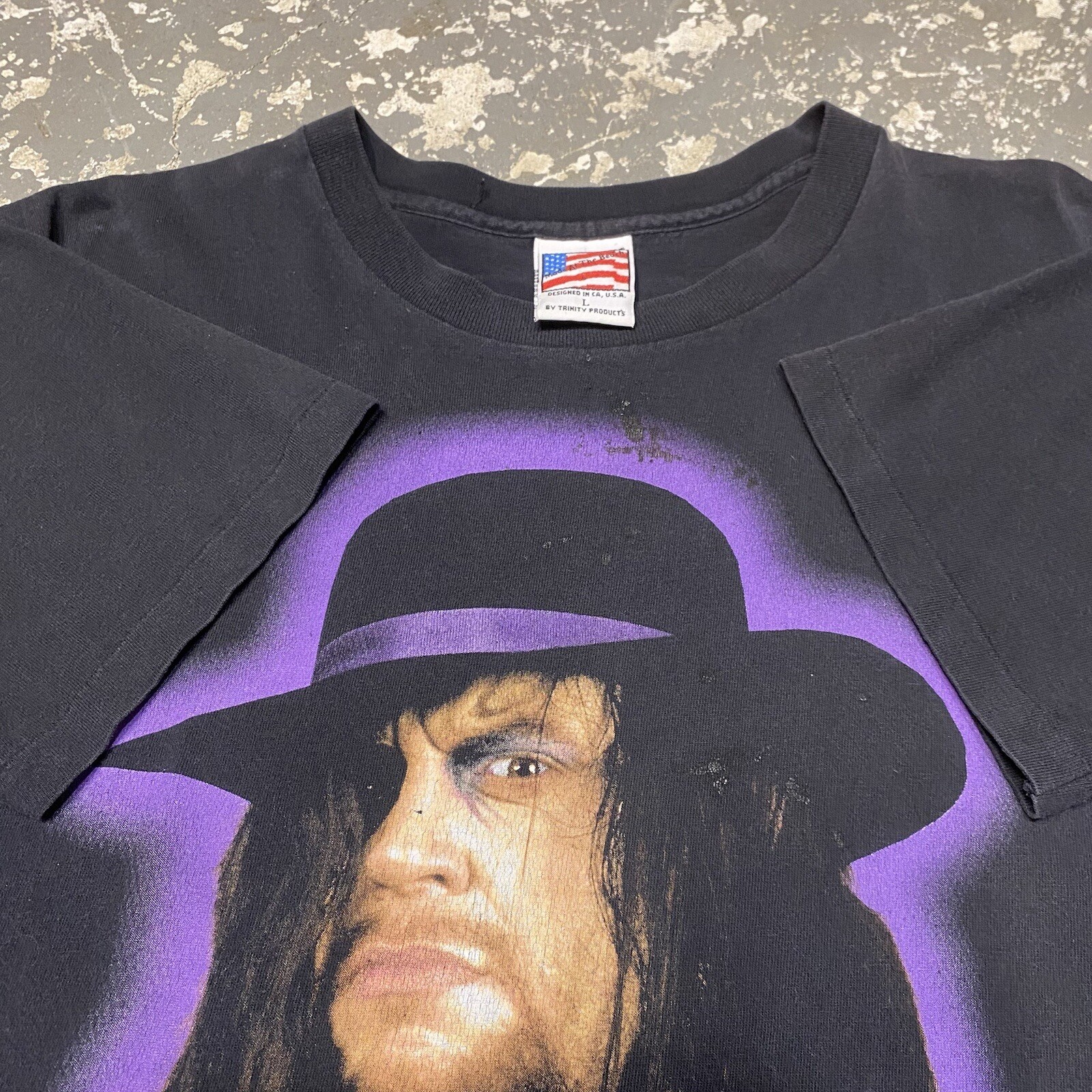 Vintage WWF WWE Undertaker R.I.P. RIP Rest in Peace Shirt 1996 Size ...