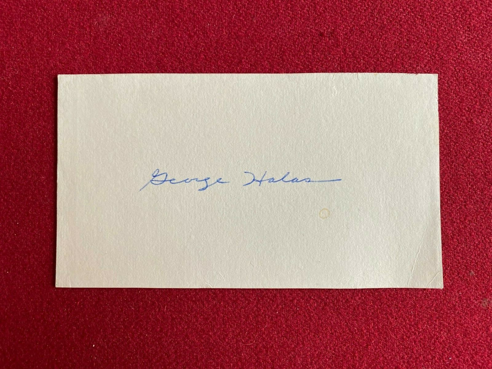 George Halas Autographed Memorabilia | Signed Photo, Jersey ...