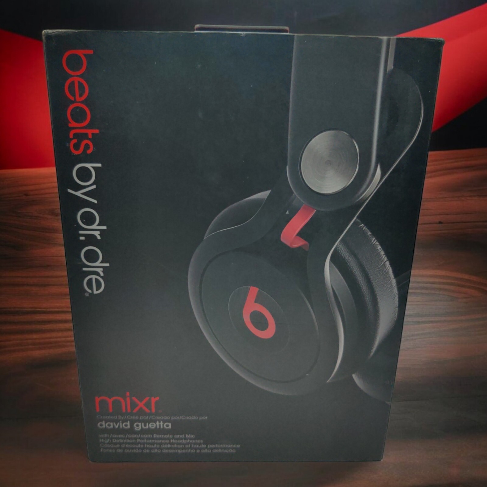 Beats by Dr. Dre Mixr David Guetta Edition Headphones New Open Box