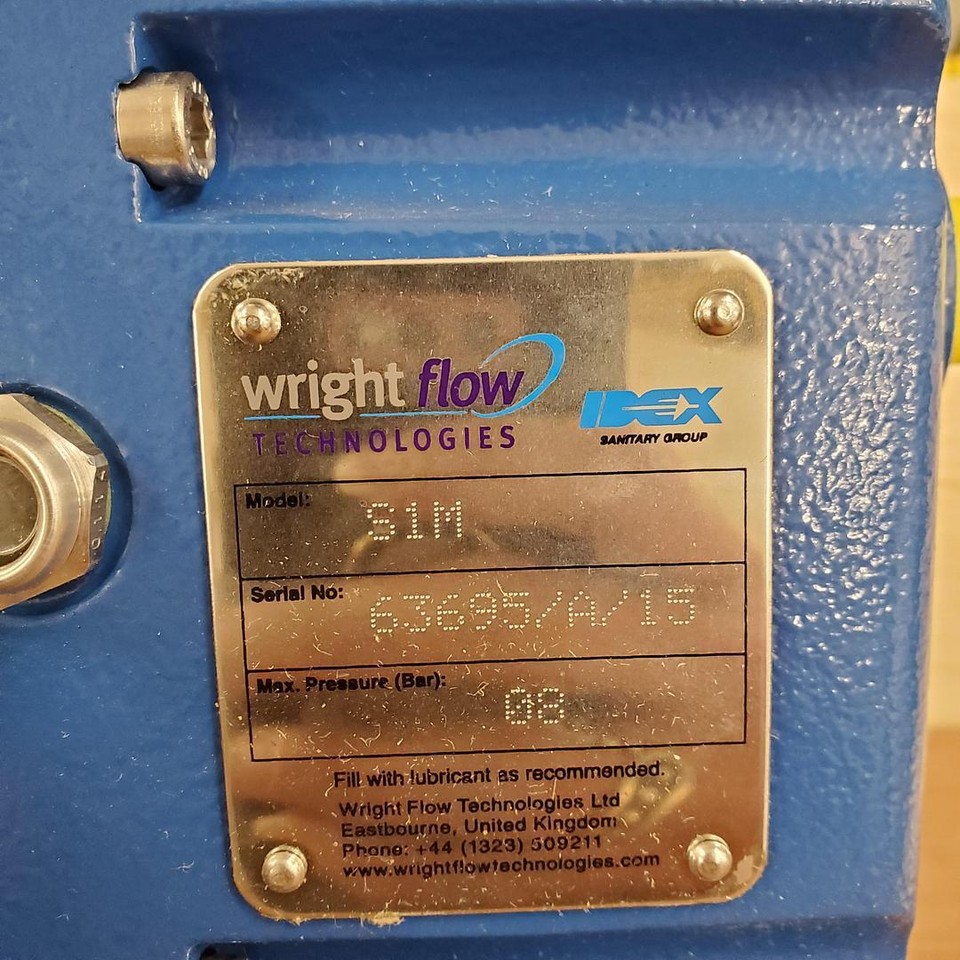 Idex Wright Flow Technologies S1M Pump NEW with Documents | eBay