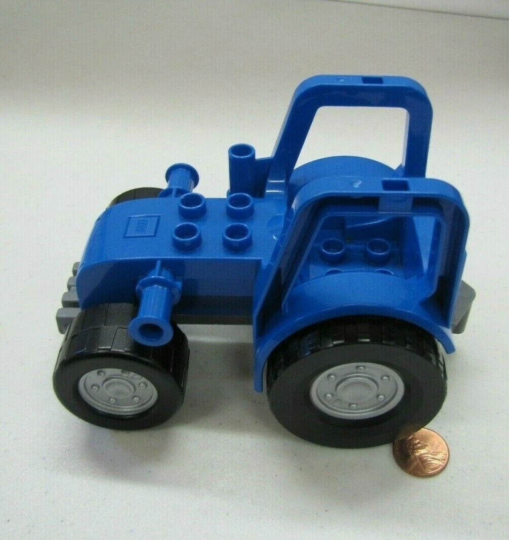 Blue Lego Tractor Loader
