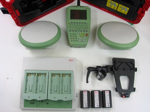 LEICA ATX1230 RECEIVER & RX1250X CONTROLLER FOR SURVEYING 1 MONTH ...