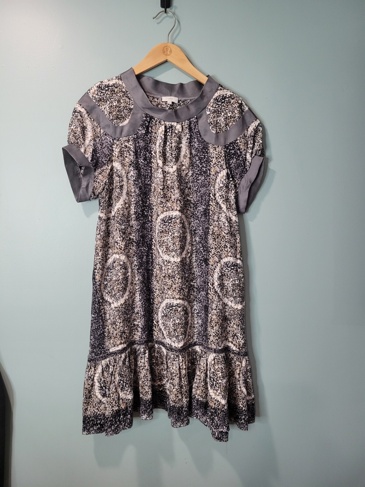 Malo Italy Silk Cottagecore Paisley Floral Dress Size… - Gem