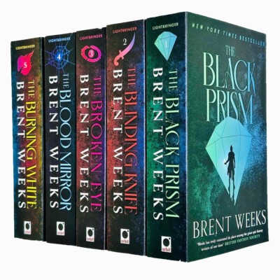 Lightbringer Series Collection 5 Books Set by Brent Weeks Blood Mirror ...