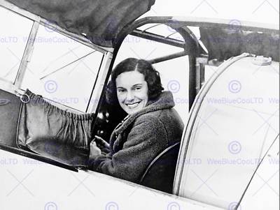 VINTAGE PHOTOGRAPHY AVIATION PIONEER JEAN BATTEN NEW ZEALAND PILOT ...