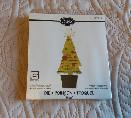 Sizzix Basicgrey Layered Christmas Tree Die 657249 | eBay
