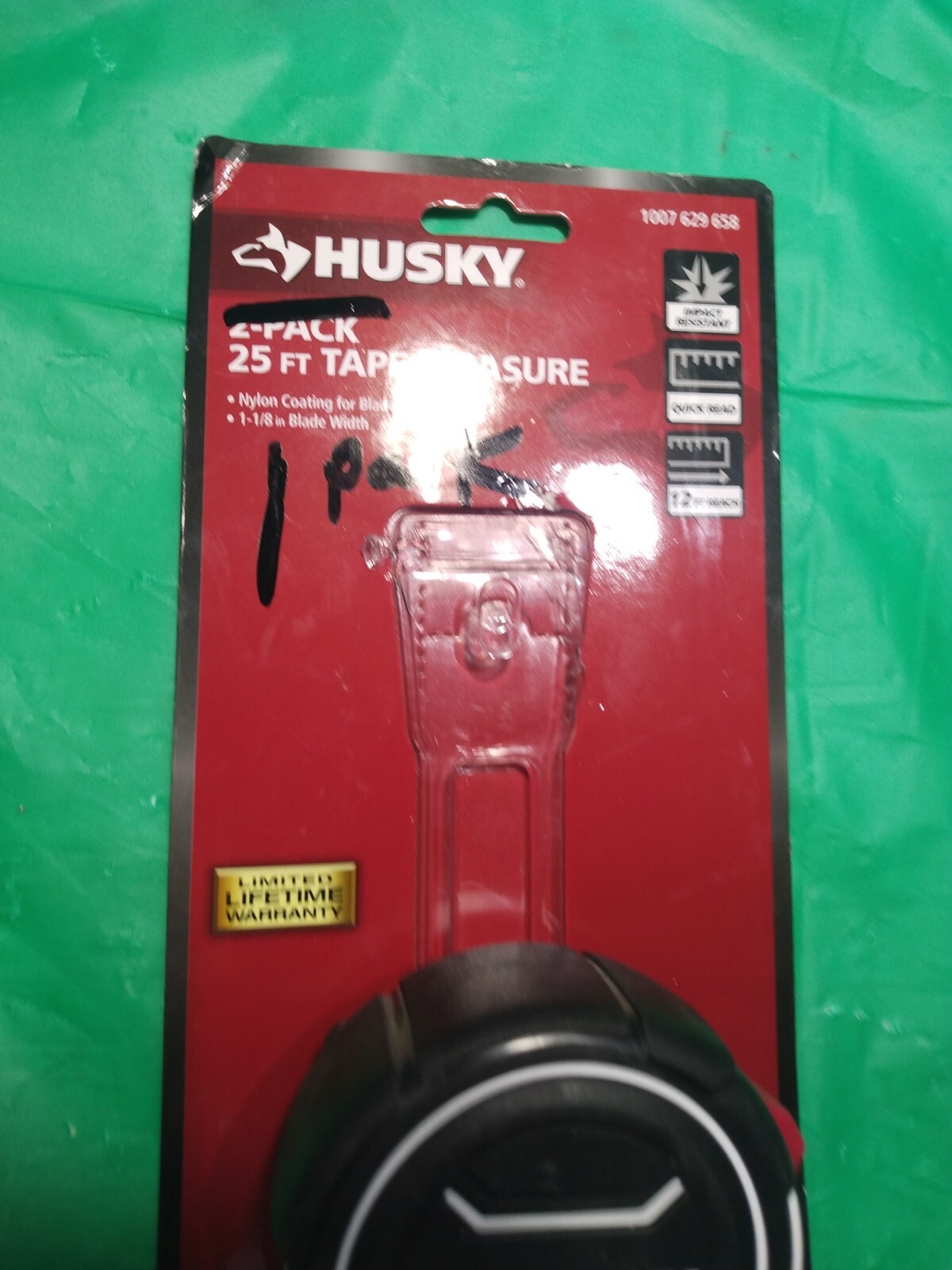 Husky+25+Ft+Tape+Measure+2+Pack+-+Nylon+Coating+1-1%2F8in+Blade+Width ...