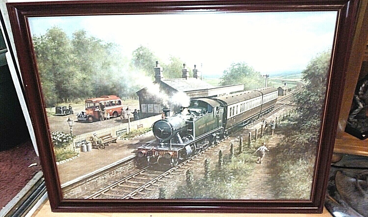 F & G GWR Steam Locomotive Print Country Connections by Don Breckon ...