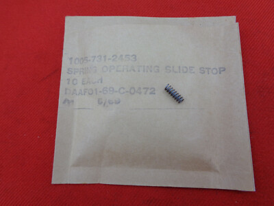 USGI M1 CARBINE USGI OPERATING SLIDE STOP SPRING NOS | eBay