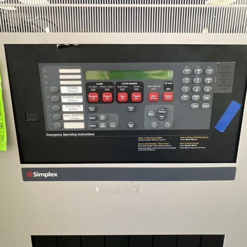 Simplex 4100-9111 4100U 4100ES Fire Alarm Control Panel - Level 4 Unlocked | eBay