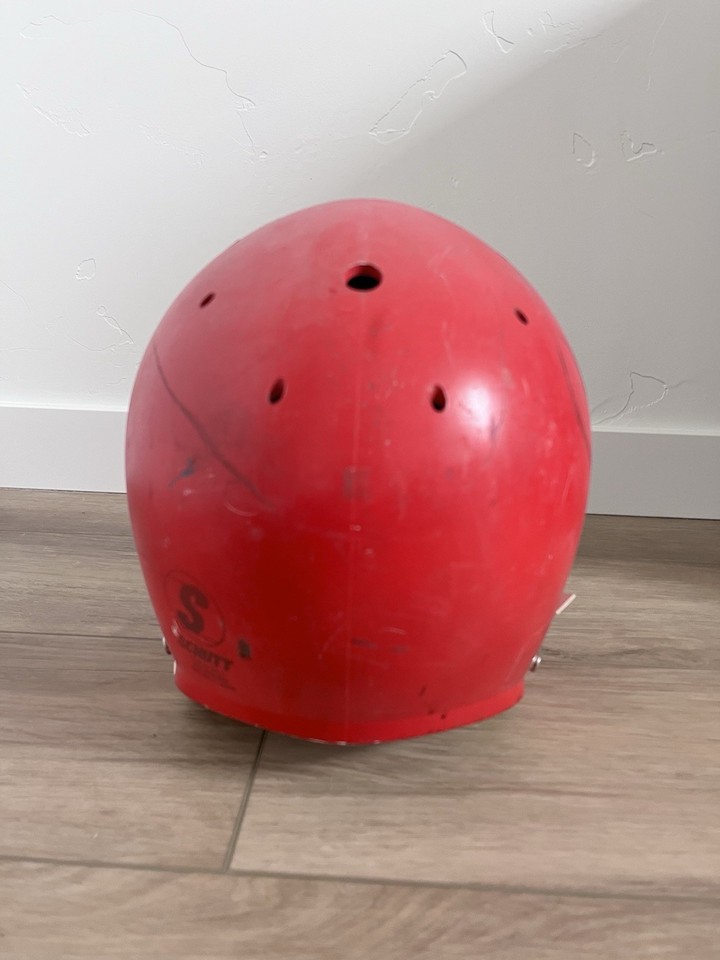 Vintage Schutt Pro Air II Red Football Helmet Size Youth Large | eBay