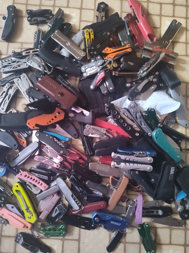 Random TSA Confiscated Knifes, Multi tools, Pliers, Lot | eBay