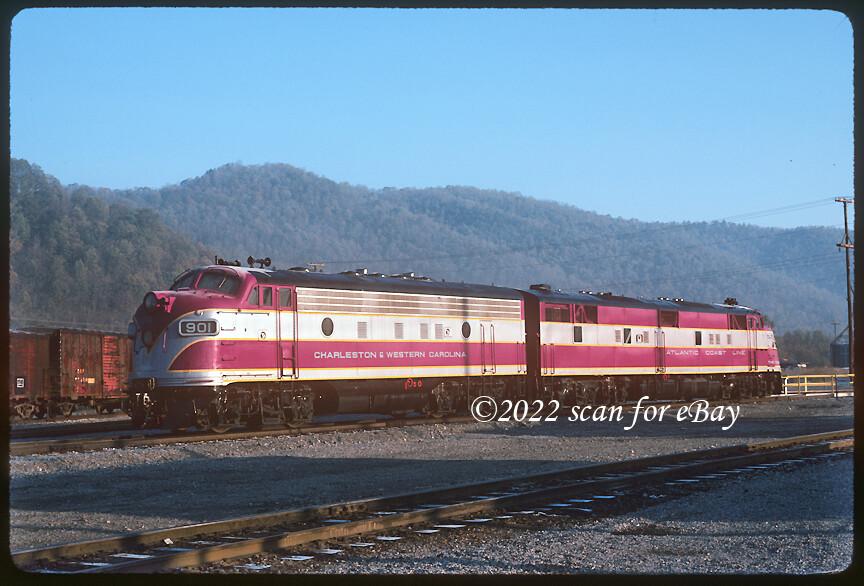 C&WC Charleston and Western Carolina F7 #901 & ACL E3 #501 Original ...