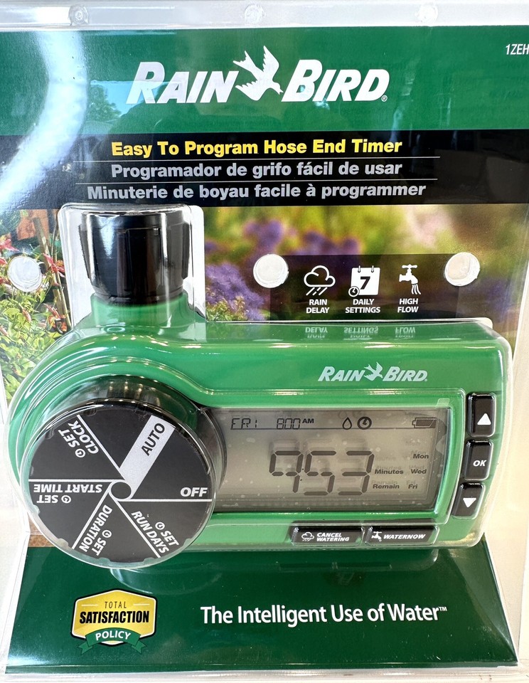 Rain Bird Professional Grade Electronic Digital Hose End Timer Model ...