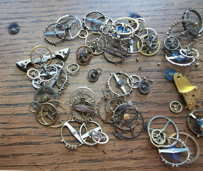 Pocket Watch Balance Wheels, Various Sizes, Used, for Repair / Parts # ...