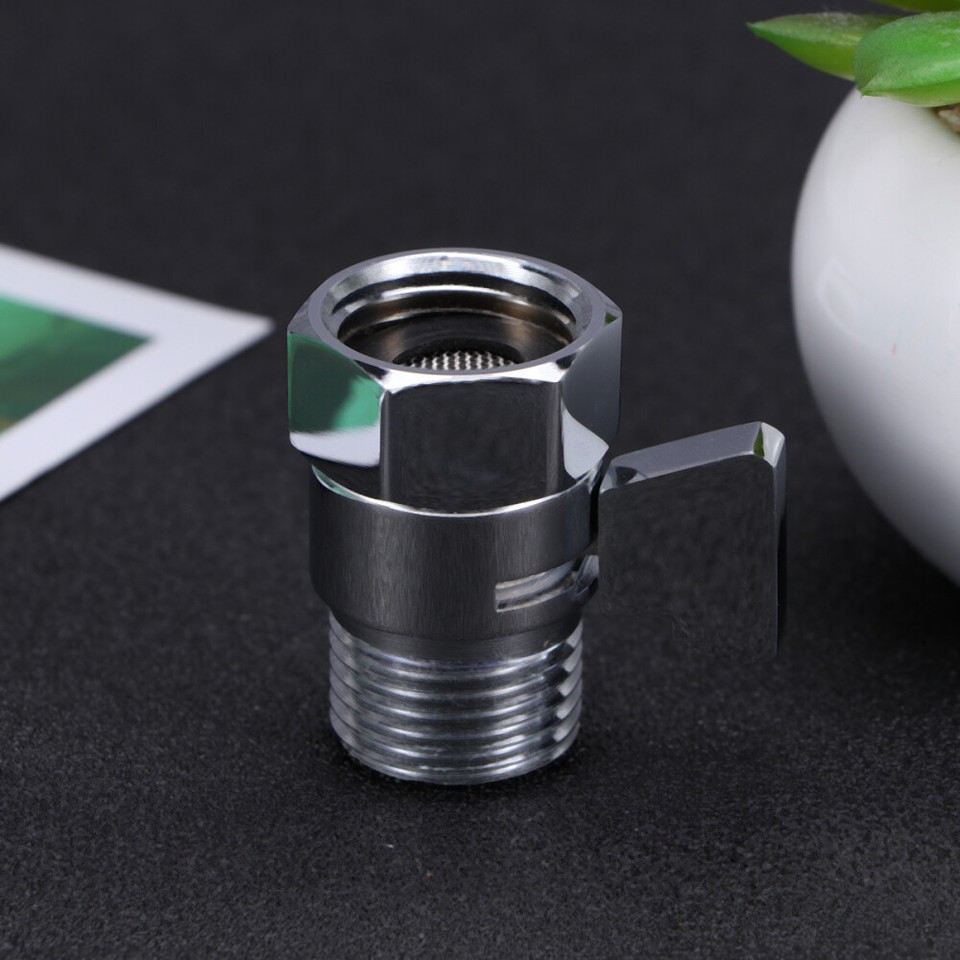 Bathroom Shower Head Adapter Water Saver Faucet Adapters Shut off Valve ...