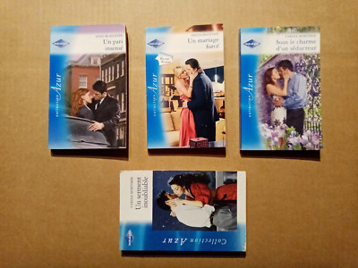 Lot de 4 Livres ; Harlequin, Collection Azur (01) | eBay