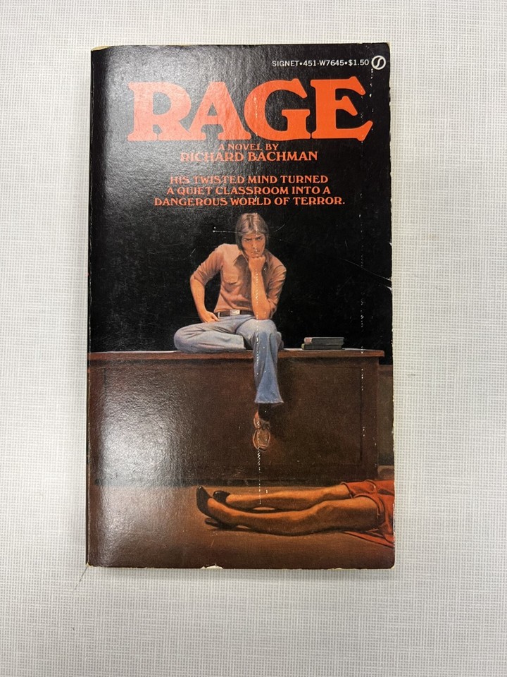 Rage by Richard Bachman (Stephen King) 1st Edition (1977, Mass Market) 9780451076458| eBay