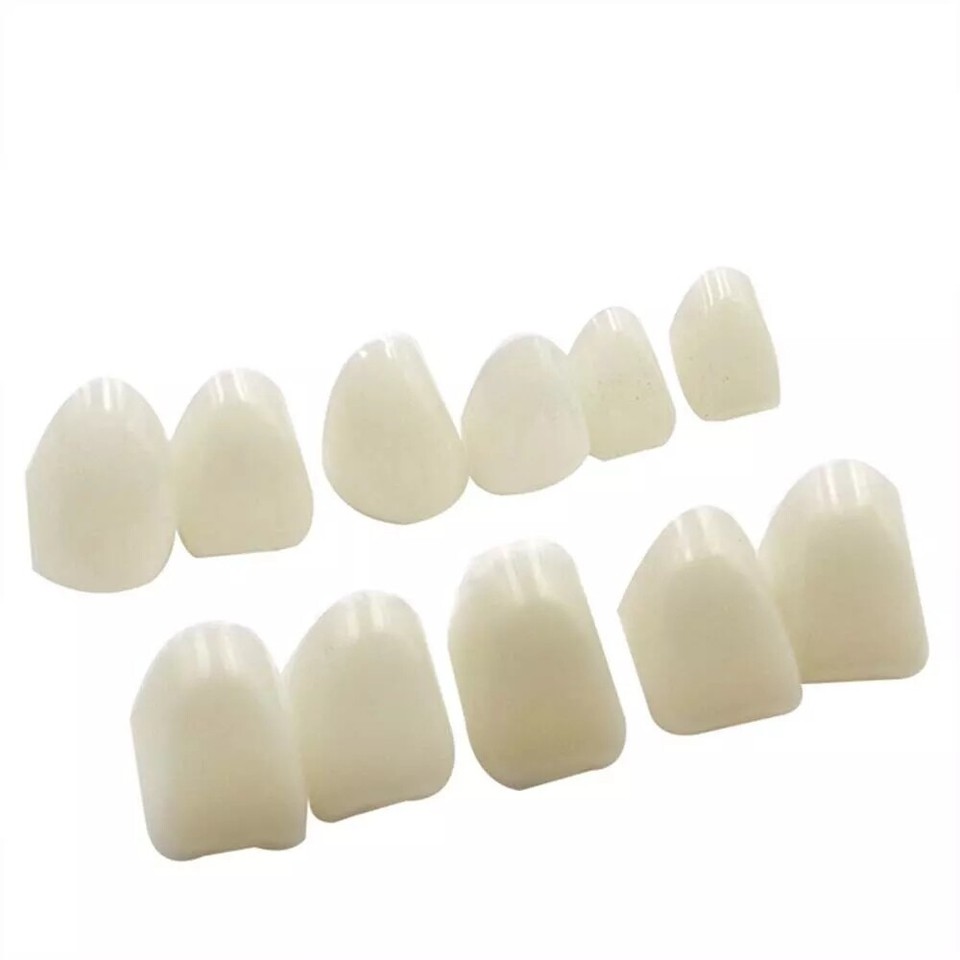 2PACK Resin Anterior Back Dental Temporary Porcelain Crown Veneers ...