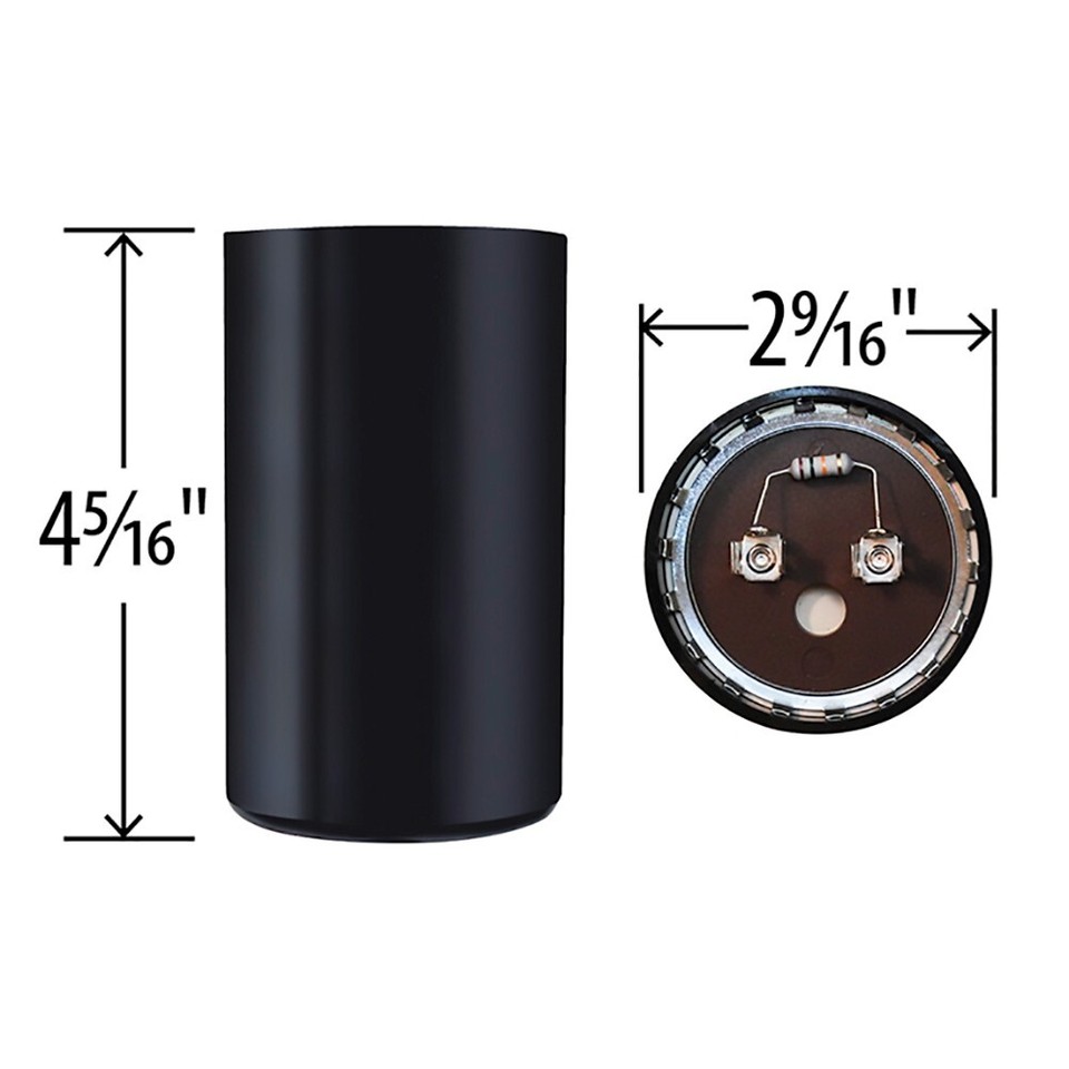 135-162 MFD 330 VAC USA Start Capacitor replaces GE Genteq NGM ...