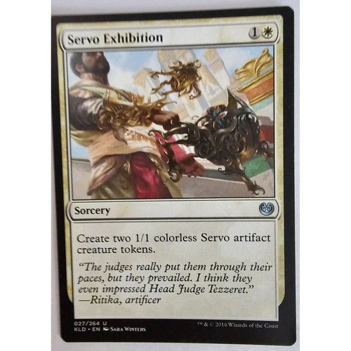 MTG Magic The Gathering Servo Exhibition Sorcery Artifact Creature ...