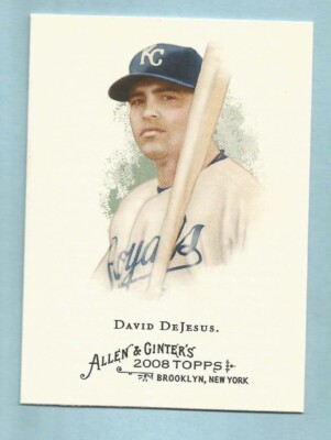 2008 Topps Allen & Ginter Baseball David DeJesus #347 Kansas City ...