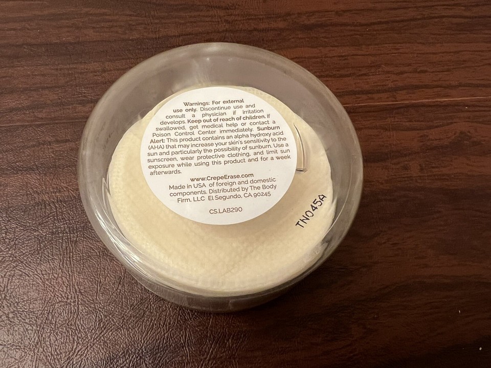 NEW- Crepe Erase Body Refining Pads with Trufirm 24 Pads Sealed Without ...